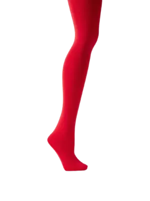 Wardrobe.NYC Opaque Tights - Red