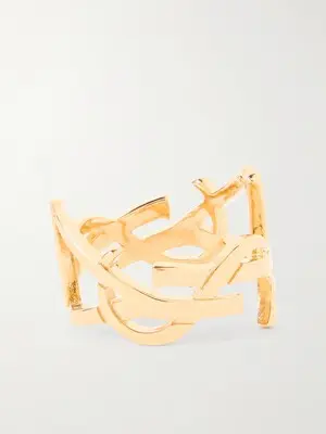 Saint Laurent Tone Ring - Gold