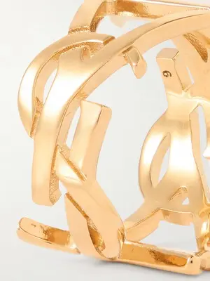 Saint Laurent Tone Ring - Gold