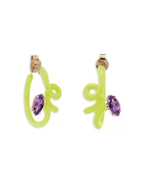 BEA BONGIASCA Bea Bongiasca You're So Vine Hoop Earrings