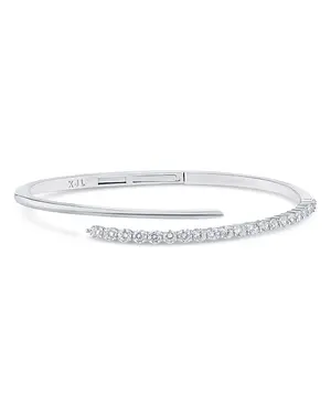 KENNETH JAY LANE Pave Cubic Zirconia Bracelet - Silver