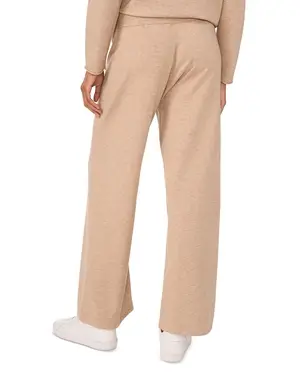 Vince Camuto Wide Leg Drawstring Sweatpants - Warm Oatmeal
