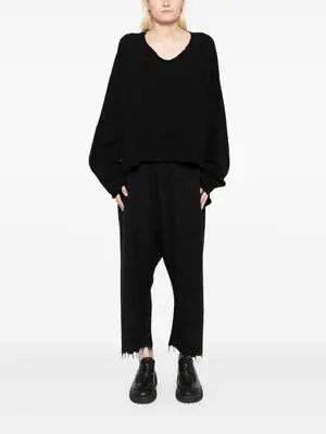 RUNDHOLZ Knitted Cropped Trousers