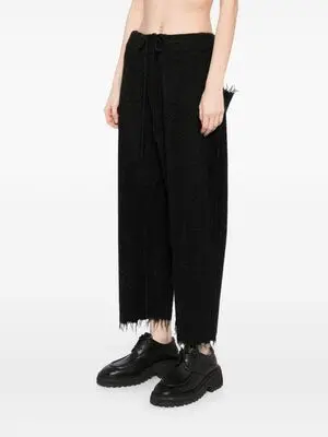 RUNDHOLZ Knitted Cropped Trousers