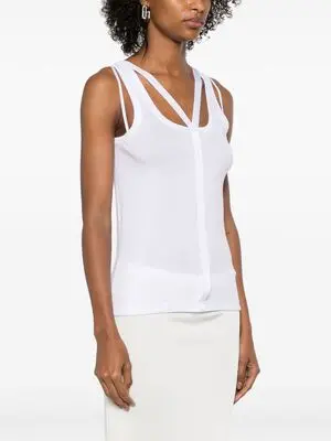 Helmut Lang Strap Racer Tank Top