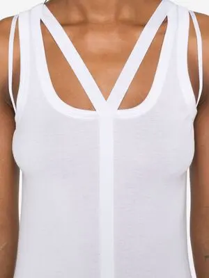 Helmut Lang Strap Racer Tank Top