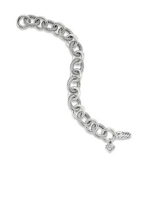 David Yurman Sterling Oval Link Chain Bracelet - Silver