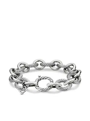 David Yurman Sterling Oval Link Chain Bracelet - Silver