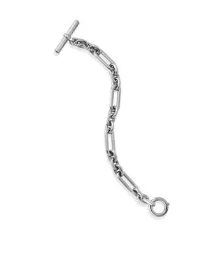 David Yurman Sterling Lexington Chain Diamond Bracelet - Silver