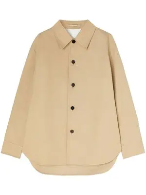 JIL SANDER Double Overshirt - Neutrals