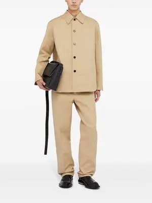 JIL SANDER Double Overshirt - Neutrals