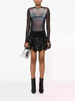 JEAN PAUL GAULTIER Le Male Print Mesh Top