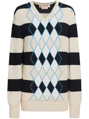 Marni Striped Cotton Sweater