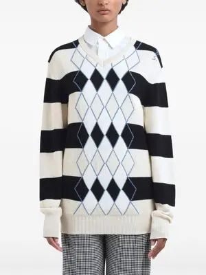 Marni Striped Cotton Sweater