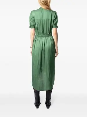 Zadig&Voltaire Rimaz Midi Dress - Green
