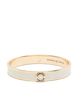 ASPINAL OF LONDON Enamel Bangle Bracelet - Gold