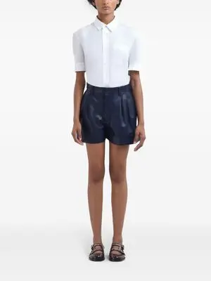 Marni Leather Shorts