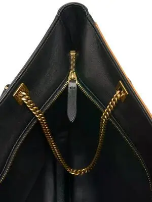 Valentino Garavani Viva Superstar Nappa Leather Shopper With Maxi Vlogo - Black