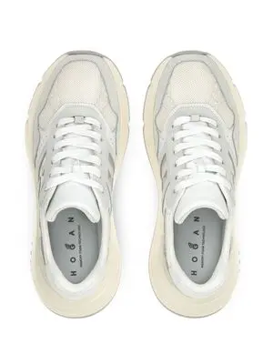 Hogan Logo Sneakers - Silver