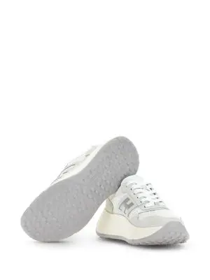 Hogan Logo Sneakers - Silver