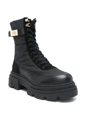 Tommy Hilfiger Leather Combat Boots