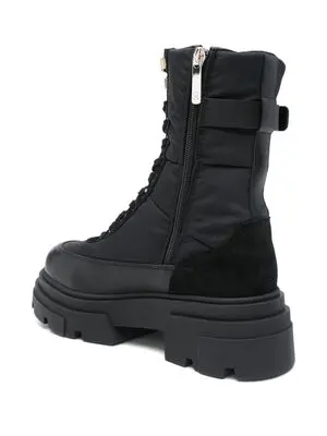 Tommy Hilfiger Leather Combat Boots
