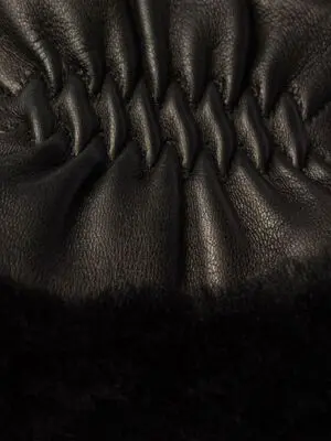 Prada Re-nylon And Shearling Gloves