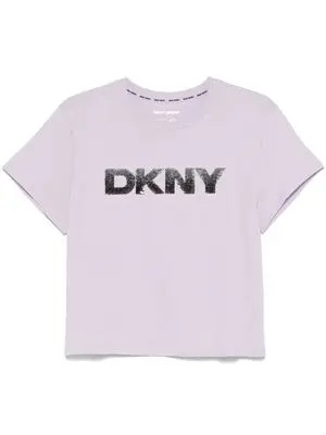 Dkny Rhinestone-embellished T-shirt