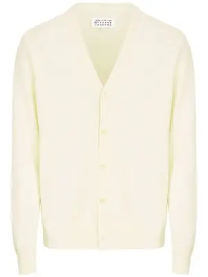 MAISON MARGIELA Wool Cardigan - White