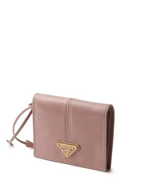Prada Small Leather Wallet - Pink