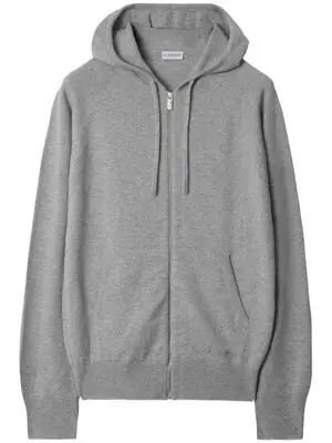 Burberry Zipped Hoodie - Grey