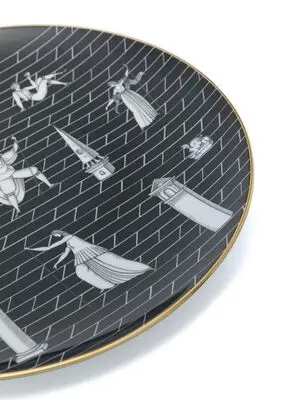 GINORI 1735 Printed Charger Plate - Black