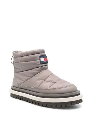 Tommy Hilfiger Padded Rain Boots - Brown