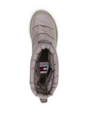 Tommy Hilfiger Padded Rain Boots - Brown