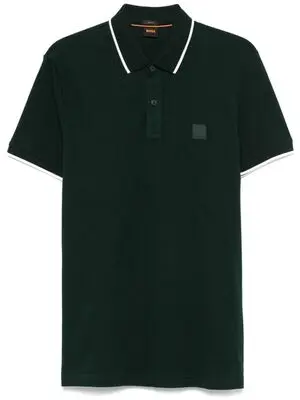 BOSS Logo-patch Polo Shirt