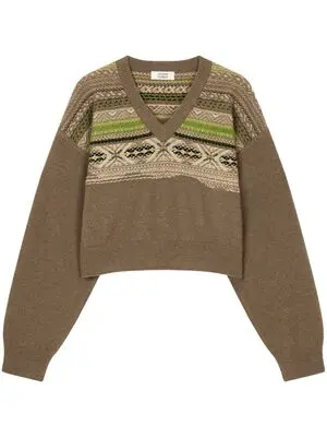 STUDIO TOMBOY Fair Isle Intarsia Knit Sweater