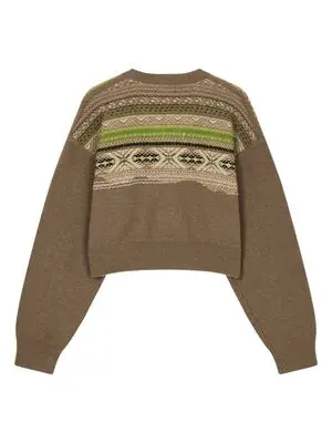 STUDIO TOMBOY Fair Isle Intarsia Knit Sweater
