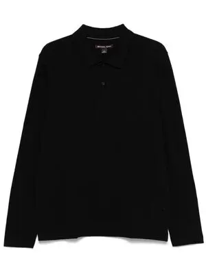 Michael Kors Waffle-knit Polo Shirt