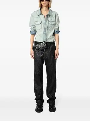 Zadig&Voltaire Mini Rock Clutch Bag - Black