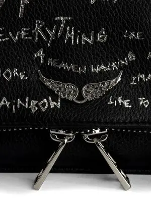 Zadig&Voltaire Mini Rock Clutch Bag - Black