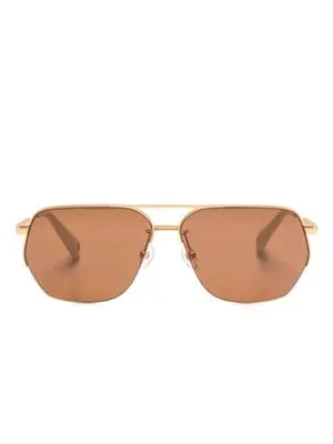 Jacquemus The Aviador Sunglasses - Gold