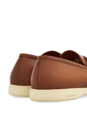FERRAGAMO Gancini-plaque Loafers