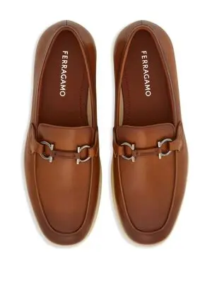 FERRAGAMO Gancini-plaque Loafers