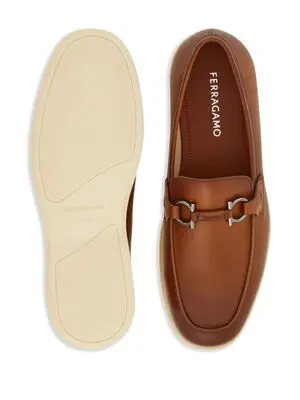 FERRAGAMO Gancini-plaque Loafers