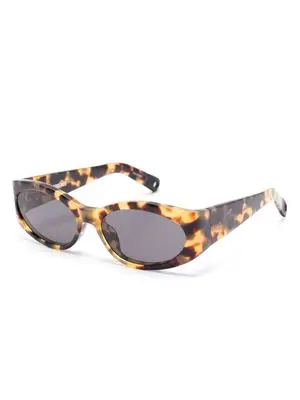 Jacquemus Ovalo Sunglasses - Brown