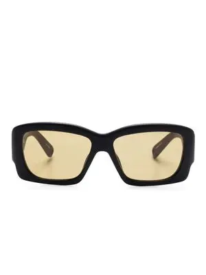 Jacquemus Rectangle-frame Sunglasses - Black