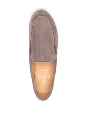Brunello Cucinelli Suede Loafers - Brown