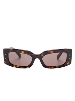 Dolce & Gabbana Rectangle-frame Sunglasses - Brown