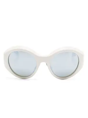Moncler Round-frame Sunglasses - White