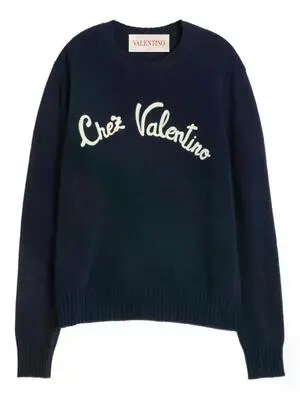 Valentino Garavani Drop Shoulder Knitwear For Men